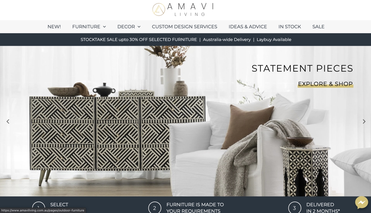 Amavi living - Geometrical web